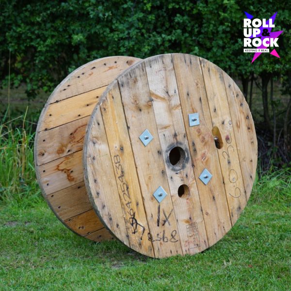 Large Cable Reel Table - Roll Up & Rock